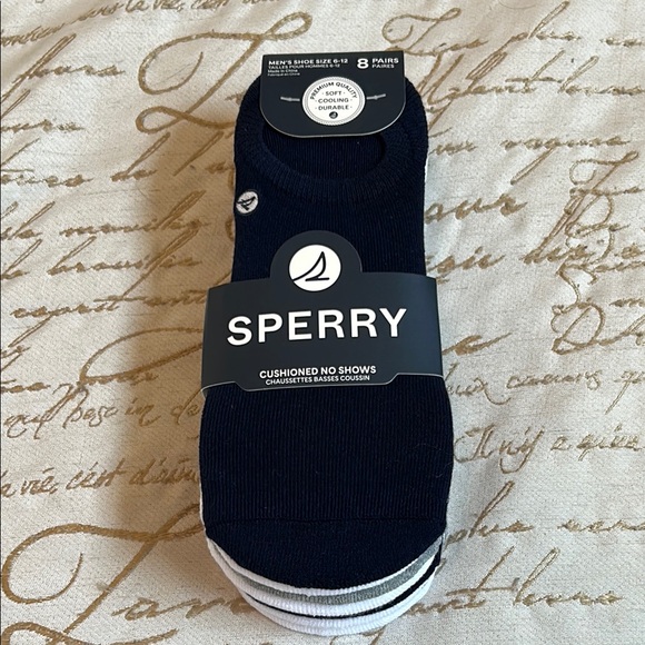 Sperry | Underwear & Socks | Sperry White And Blue Athletic No Show ...